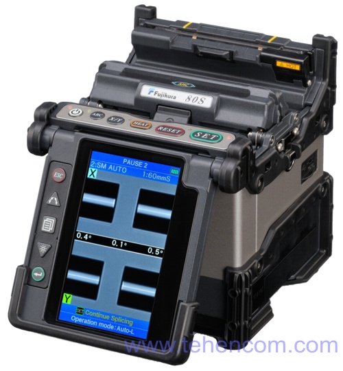 Fujikura 80S – universal automatic fiber splicer Fujikura 80S – universal automatic fiber splicer